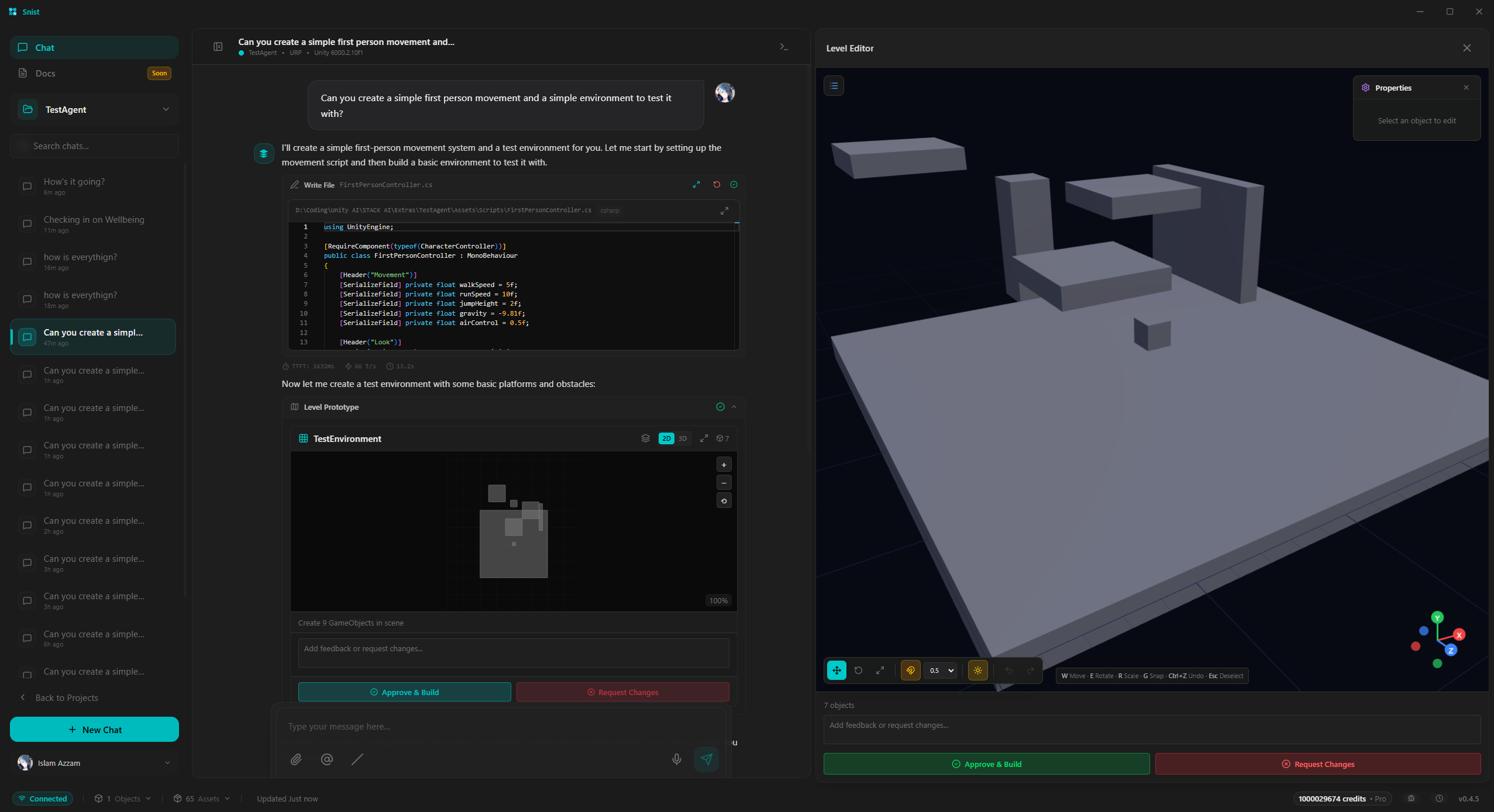 Snist - AI-Powered Unity Development Assistant